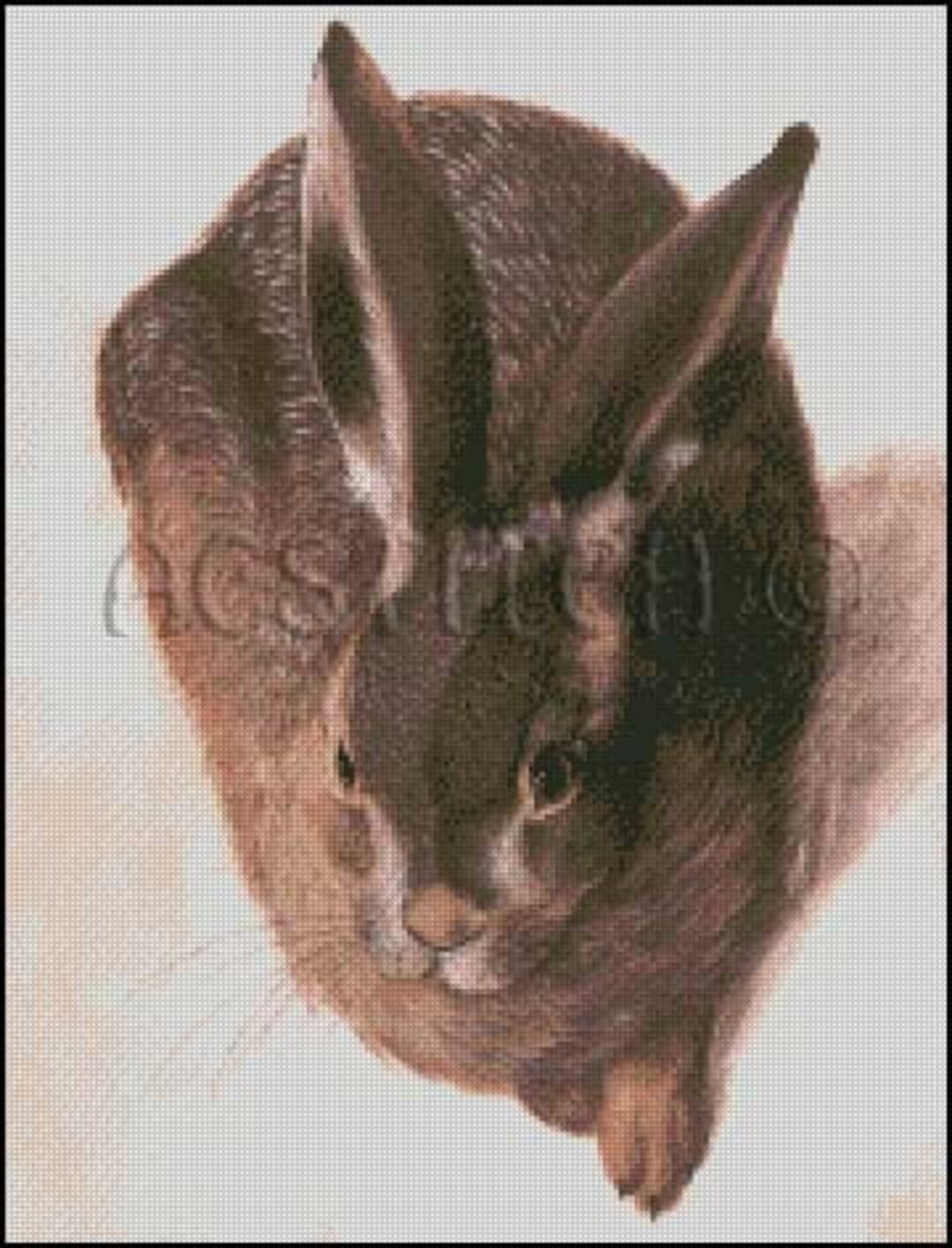 VINTAGE HARE Cross Stitch Pattern No.219 - Etsy