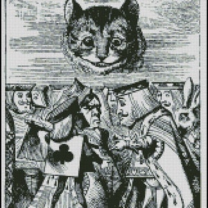 ALICE in WONDERLAND, Cheshire Cat, Cross Stitch Pattern No.340 - Etsy