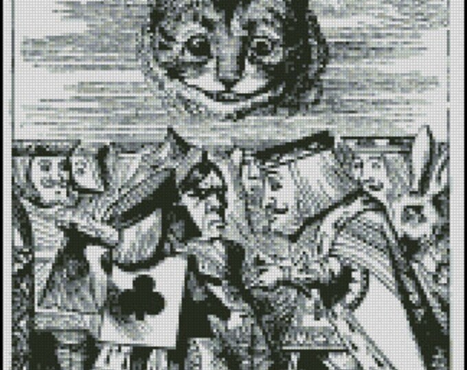 Alice in Wonderland Cross Stitch Pattern / Alice Cross Stitch PDF Chart ...