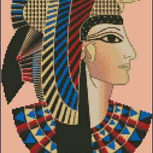 CLEOPATRA Cross Stitch Pattern No.381 - Etsy