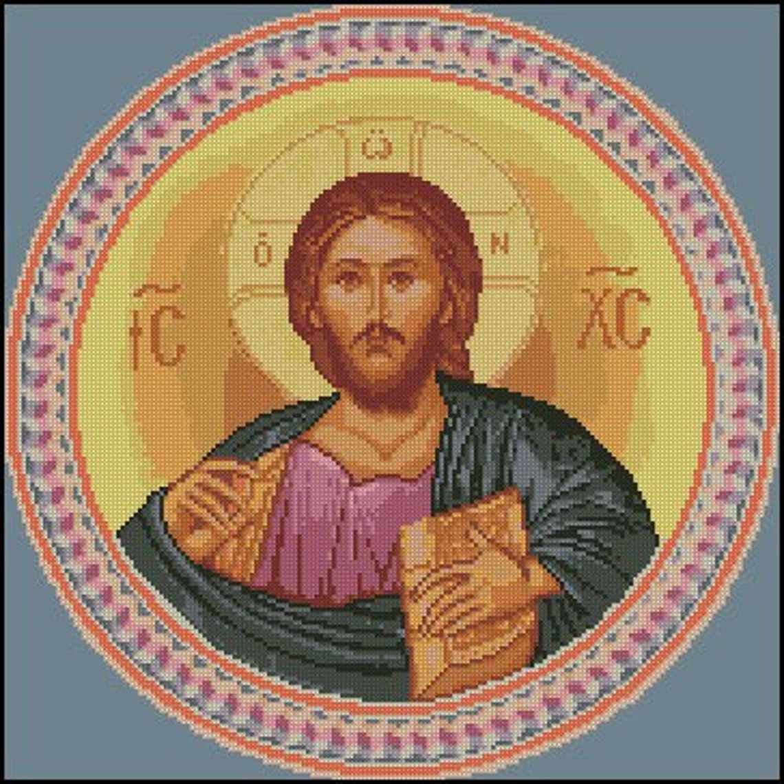 ORTHODOX ICON PANTOCRATOR Cross Stitch Pattern No.303 - Etsy