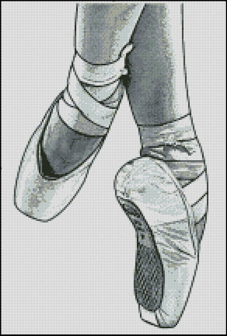 POINTE SHOES, BALLET Cross Stitch Pattern No.130 - Etsy