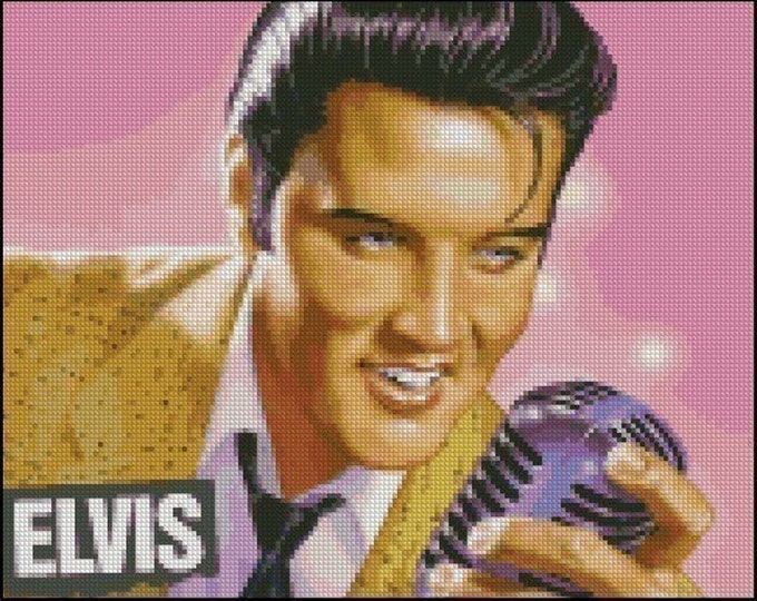 ELVIS PRESLEY Cross Stitch Pattern No.272 - Etsy
