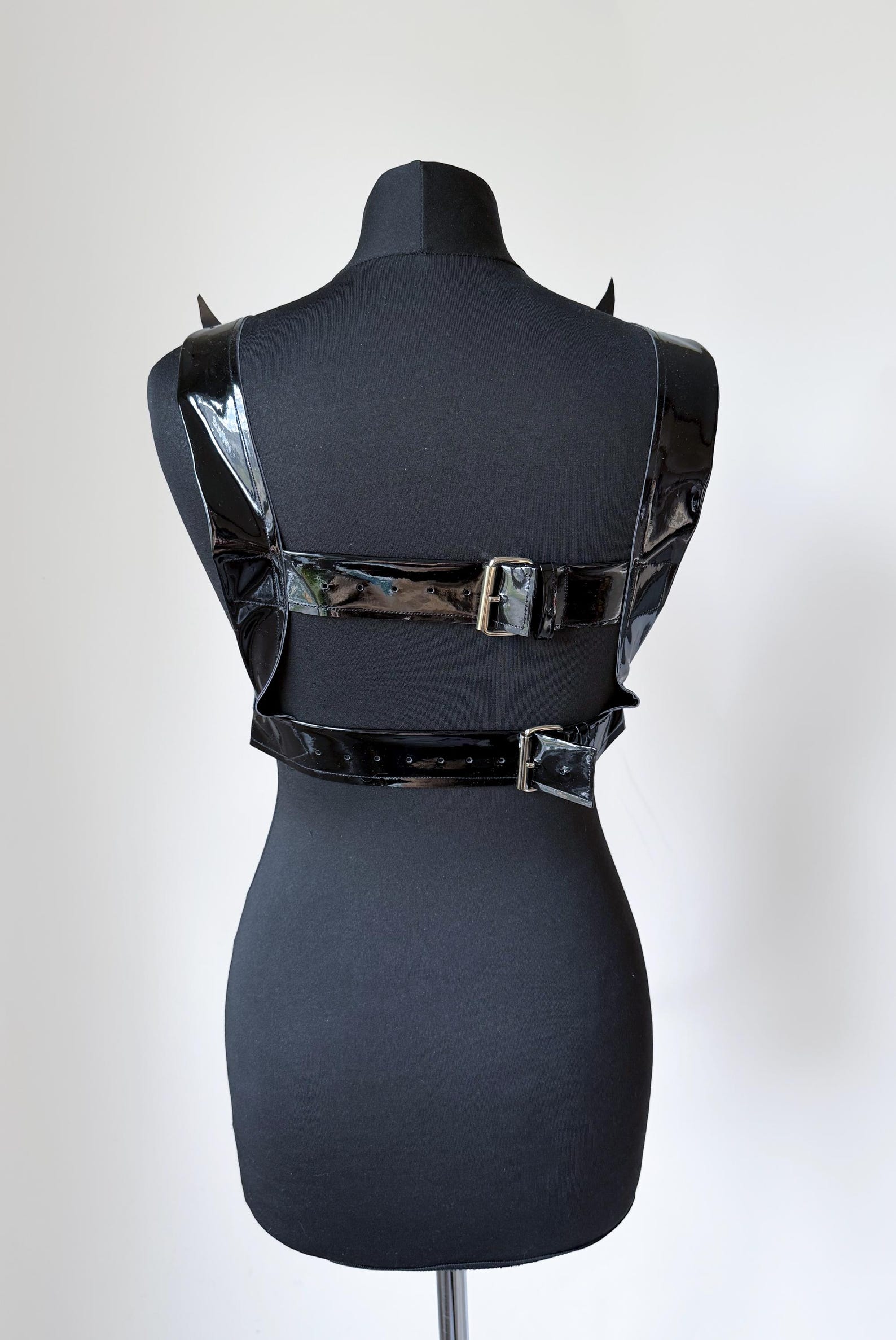 Avant-garde Silver Metallic Corset Top: Sculptural Plastic Bustier - Etsy