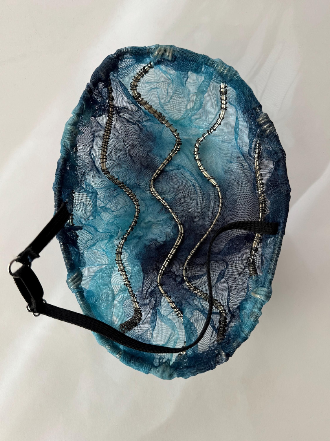 Blue Wave Masquerade Mask - Nature Sea. Blue - Made to Order for ...
