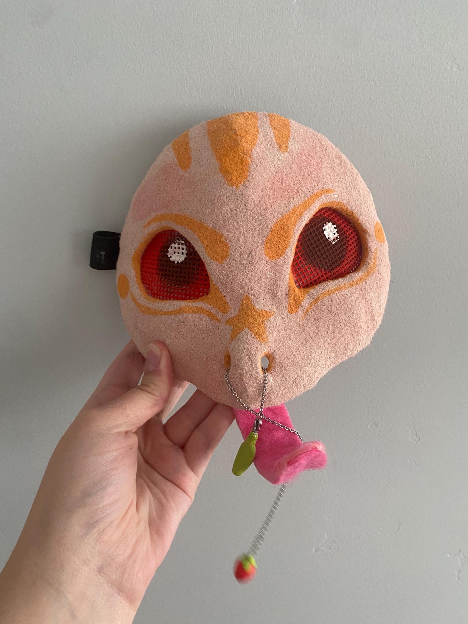 Albino Raptor Morph Leopard Gecko Toony Style Therian/furry/cosplay ...