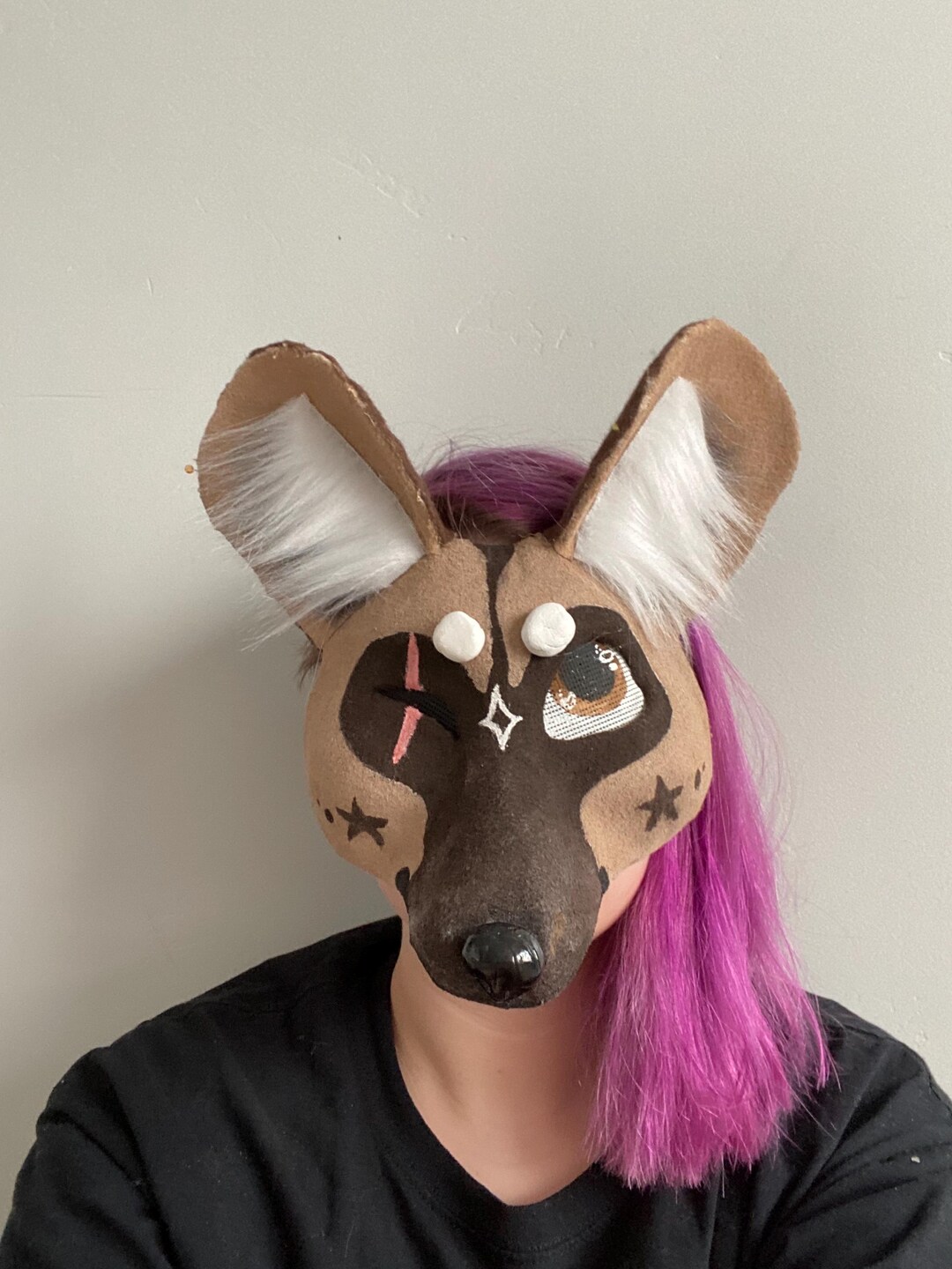 OLD NEED GONE African Wild Dog Animal Mask - Etsy