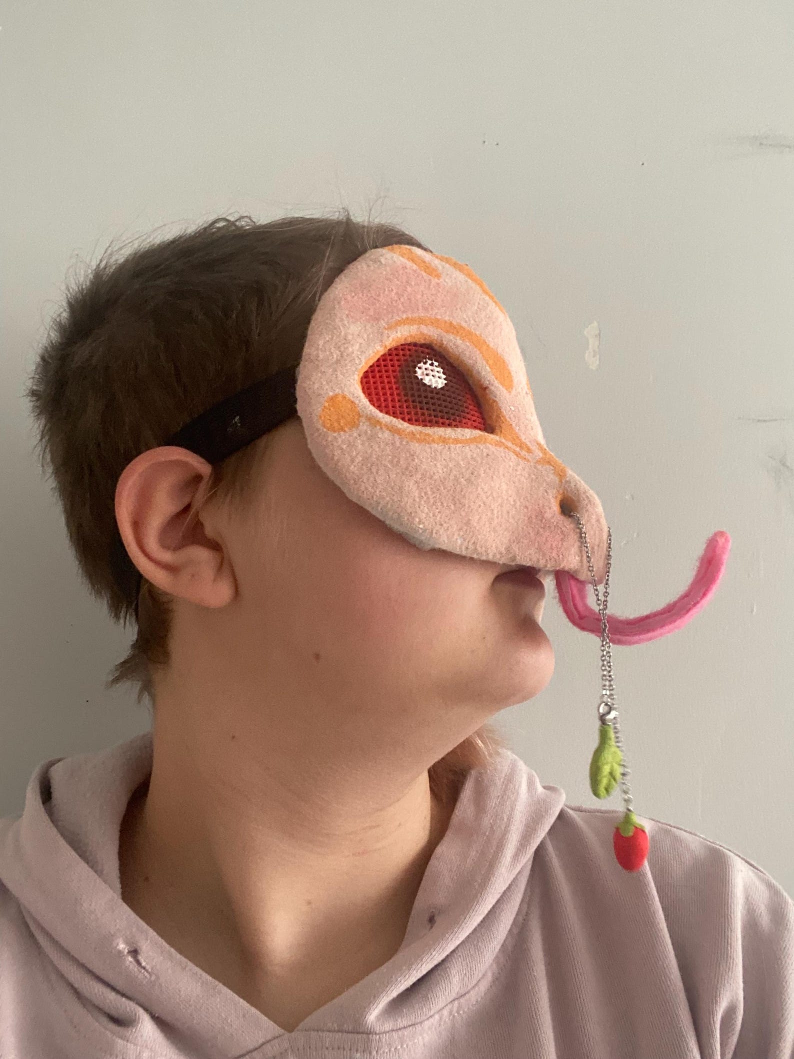 Albino Raptor Morph Leopard Gecko Toony Style Therian/furry/cosplay ...