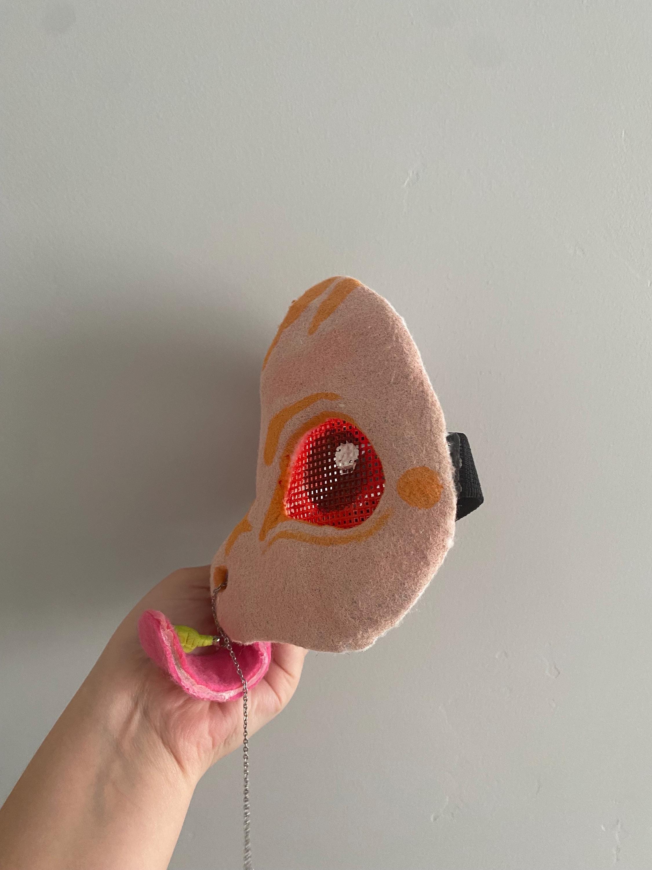 Albino Raptor Morph Leopard Gecko Toony Style Therian/furry/cosplay ...