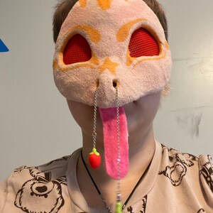 Albino Raptor Morph Leopard Gecko Toony Style Therian/furry/cosplay ...