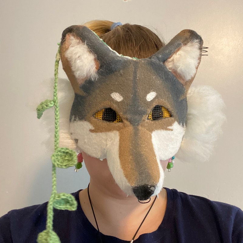 Grey Wolf Therian Mask - Etsy