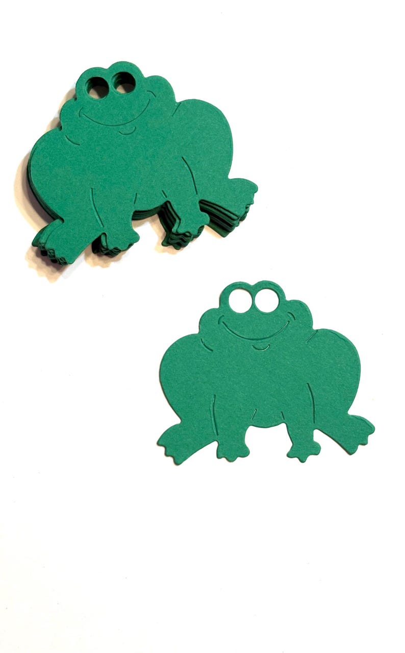 20 Frog Die Cuts Scrapbooking Card Making Junk Journaling Art Projects ...