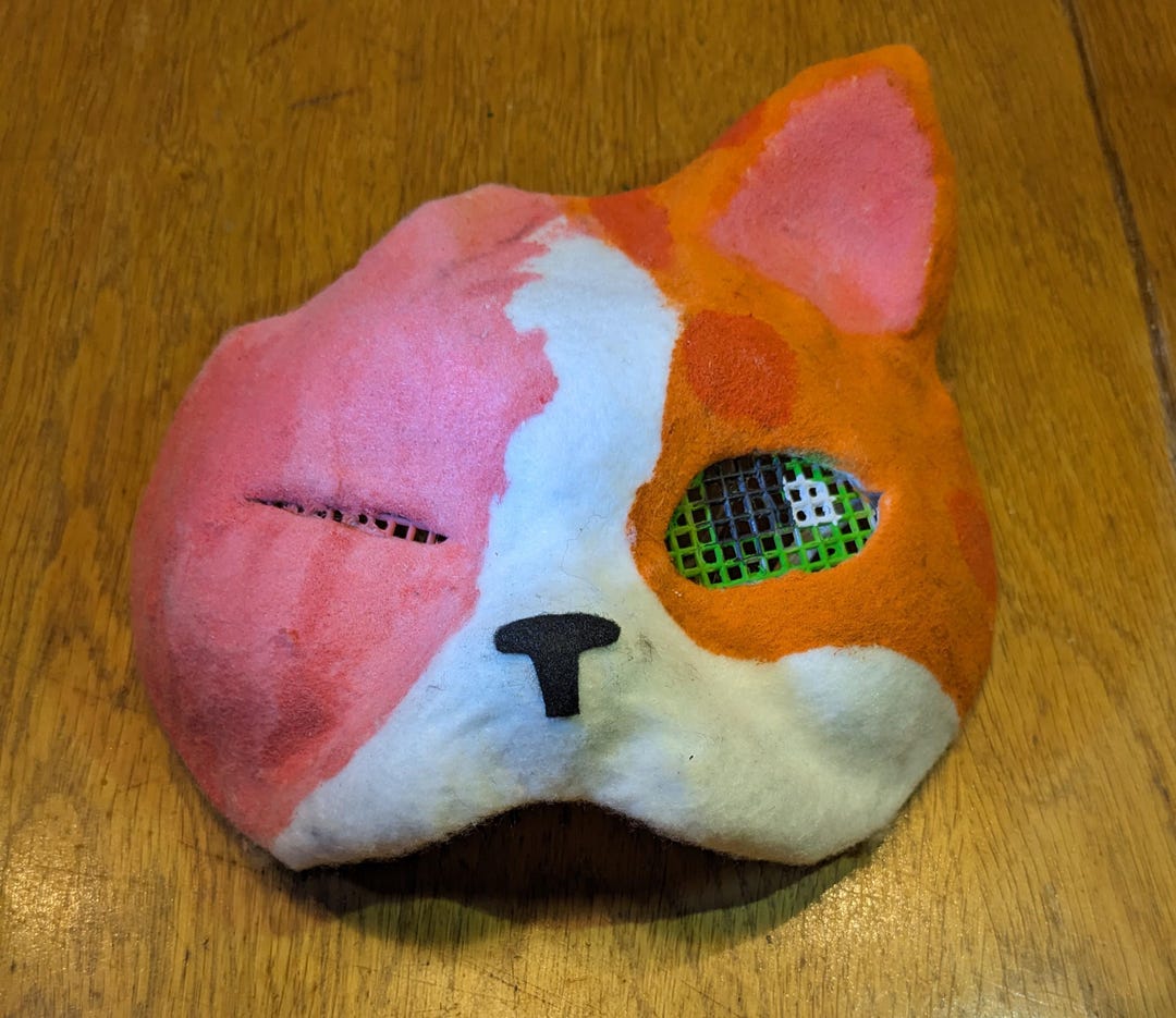 Brightheart Warrior Cats Therian Mask - Etsy