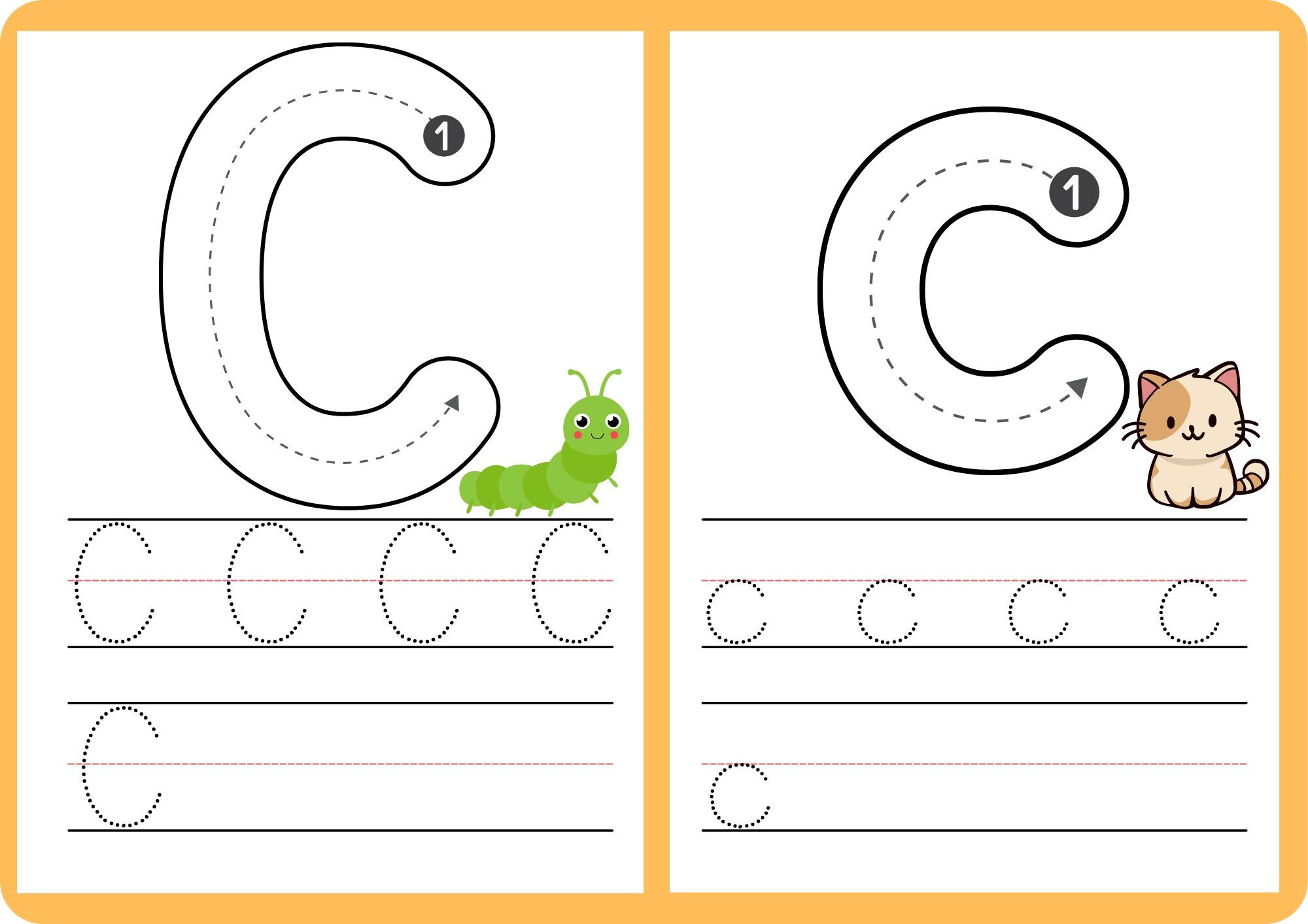 ABC Letters Workbook - Etsy