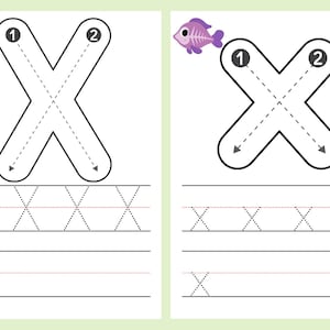 ABC Letters Workbook - Etsy