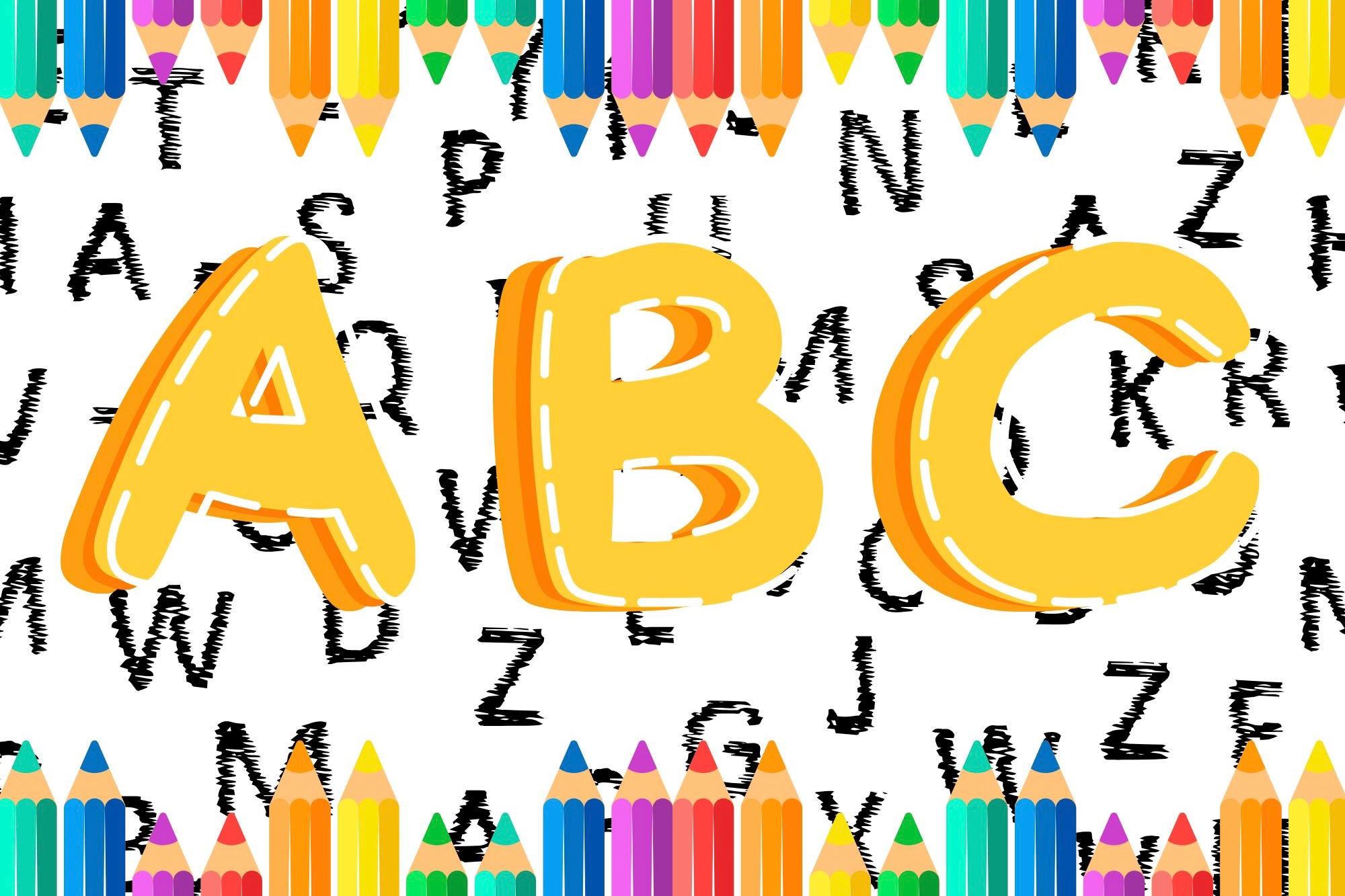 ABC Letters Workbook - Etsy