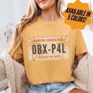 Obx T Shirt Gift for Outer Banks Fan South Carolina Shirt Summer Palm ...