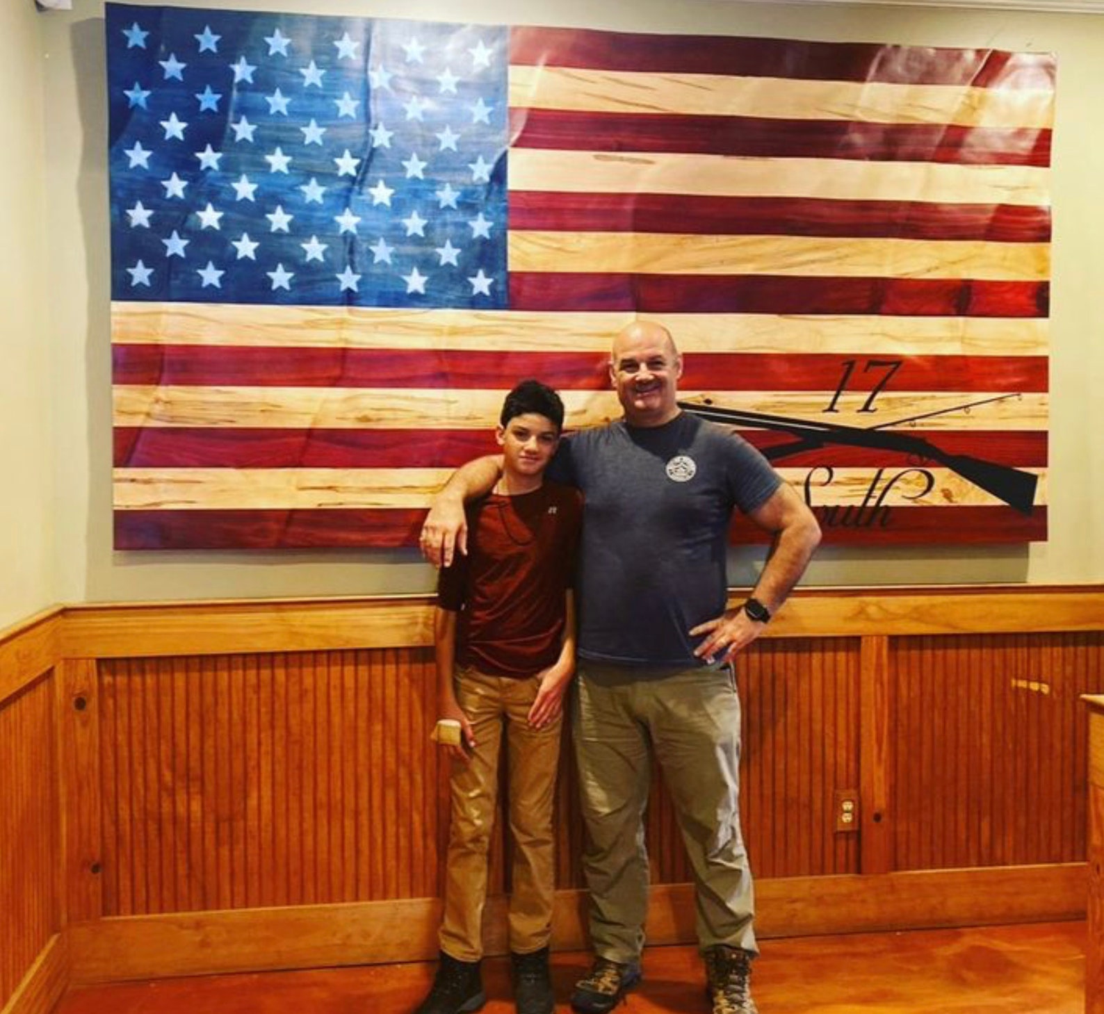 Wooden American Flag, American Flag, Handmade American Flag by Veterans ...