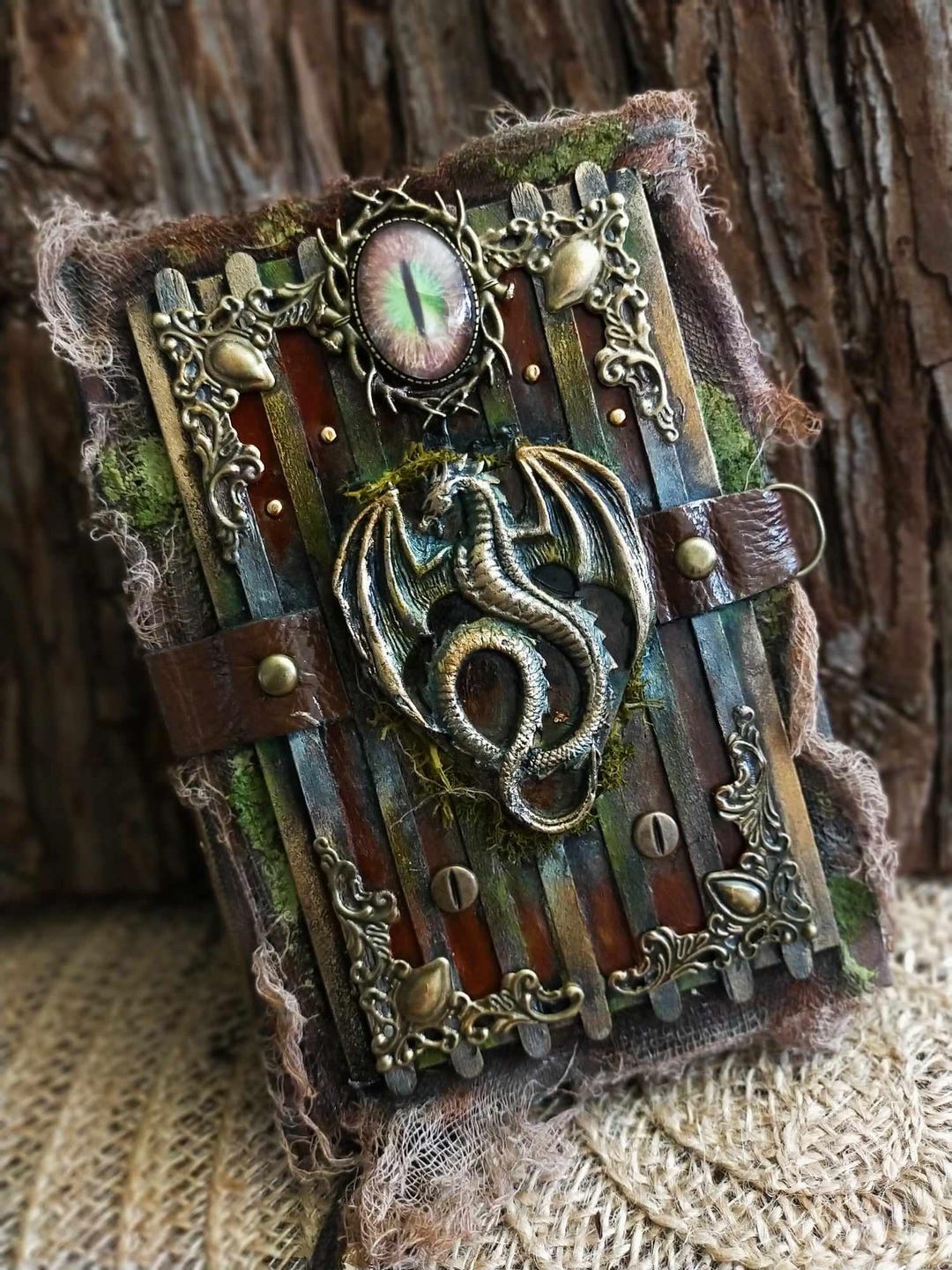 Dragon Grimoire / Dragon Journal / Custom Fantasy Book | Medieval Book ...
