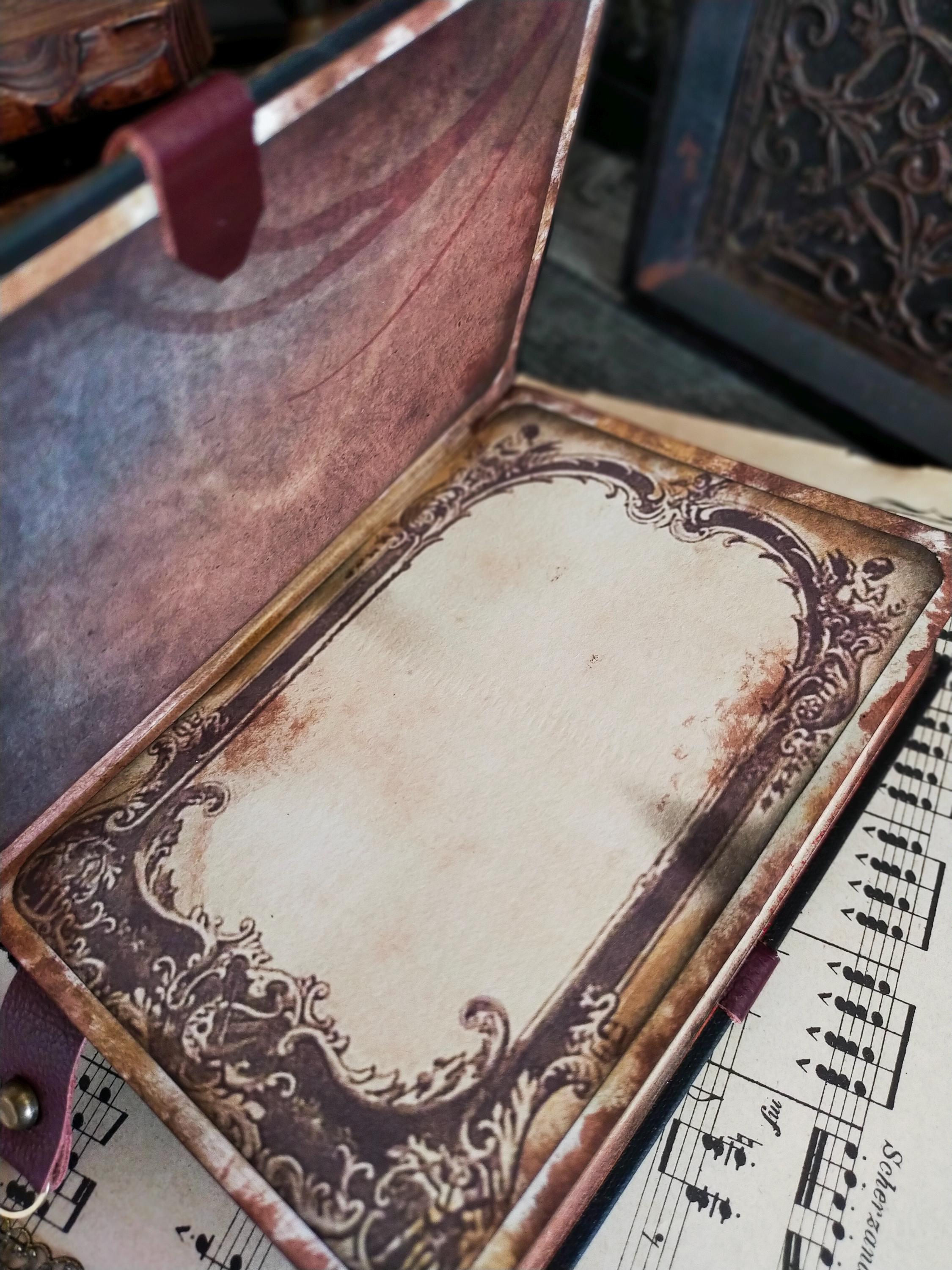 Handmade Victorian Gothic Journal Antique Style Notebook With Vintage ...