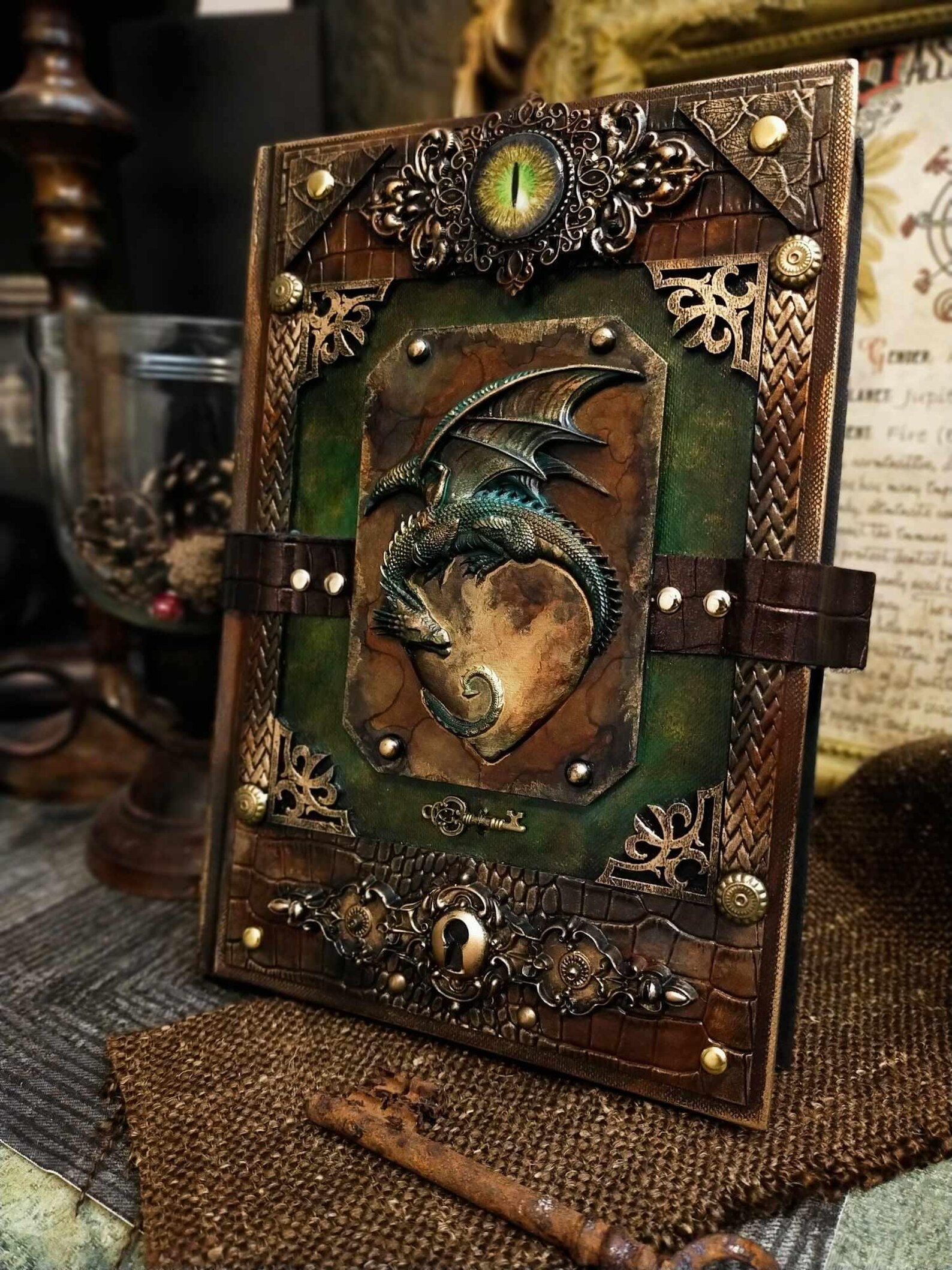Custom Crafted Books - Artist Made Fantasy Journals - Magic Grimoires ...