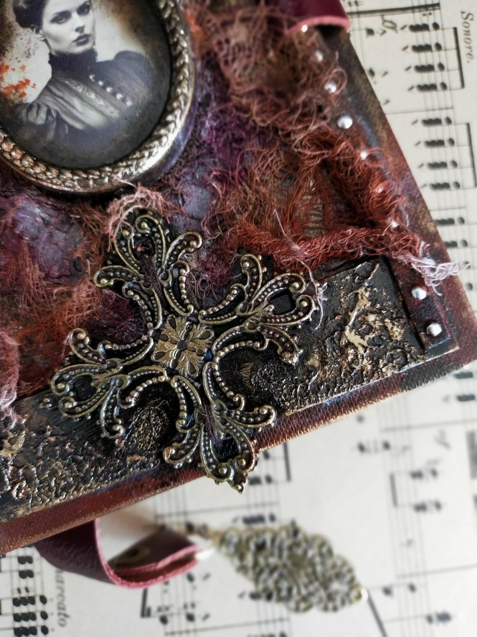 Handmade Victorian Gothic Journal Antique Style Notebook With Vintage ...