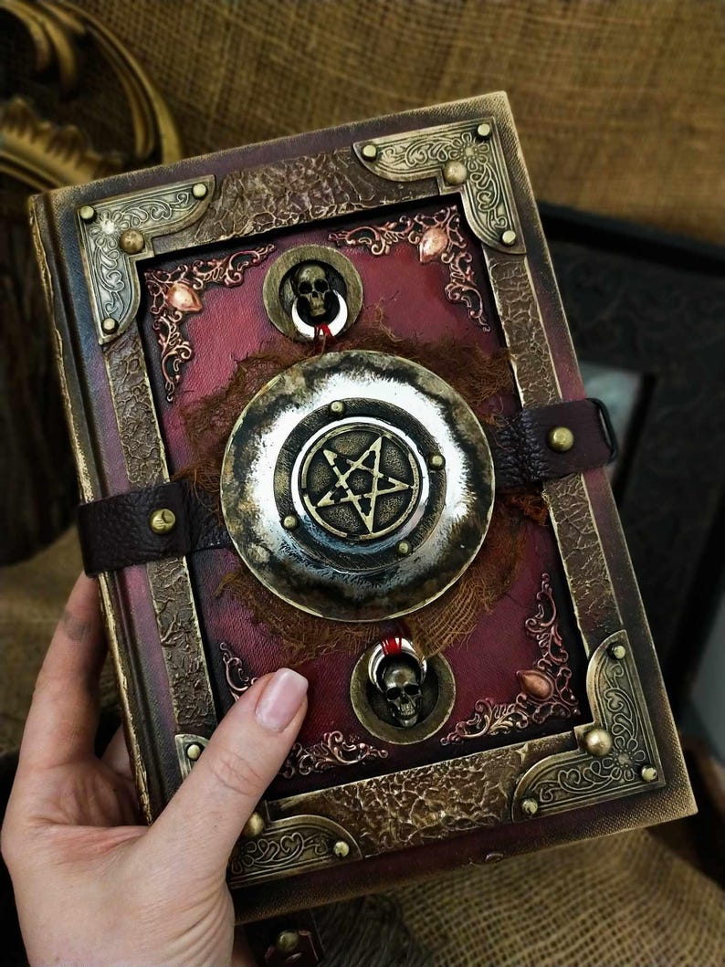 Custom Crafted Books - Artist Made Fantasy Journals - Magic Grimoires ...