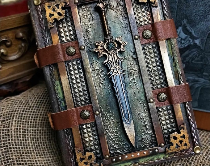 Medieval Notebook - Fantasy Style Journal - Sword Journa - DND Session Book - Etsy
