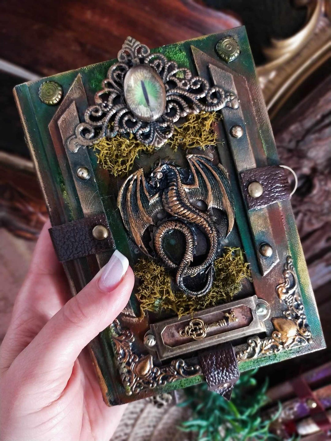 Fantasy Custom Diary - Medieval Style Notebook With Dragon Eye ...