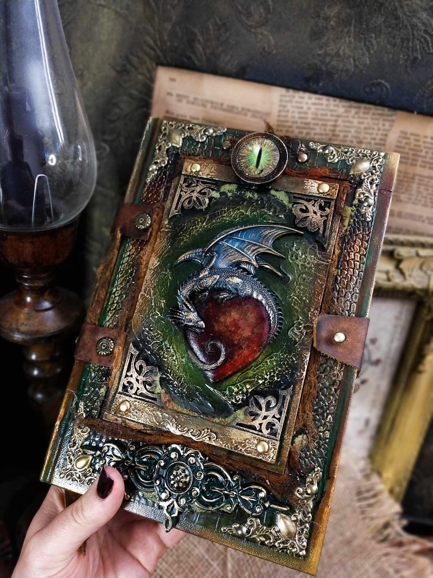 Custom Crafted Books - Artist Made Fantasy Journals - Magic Grimoires ...
