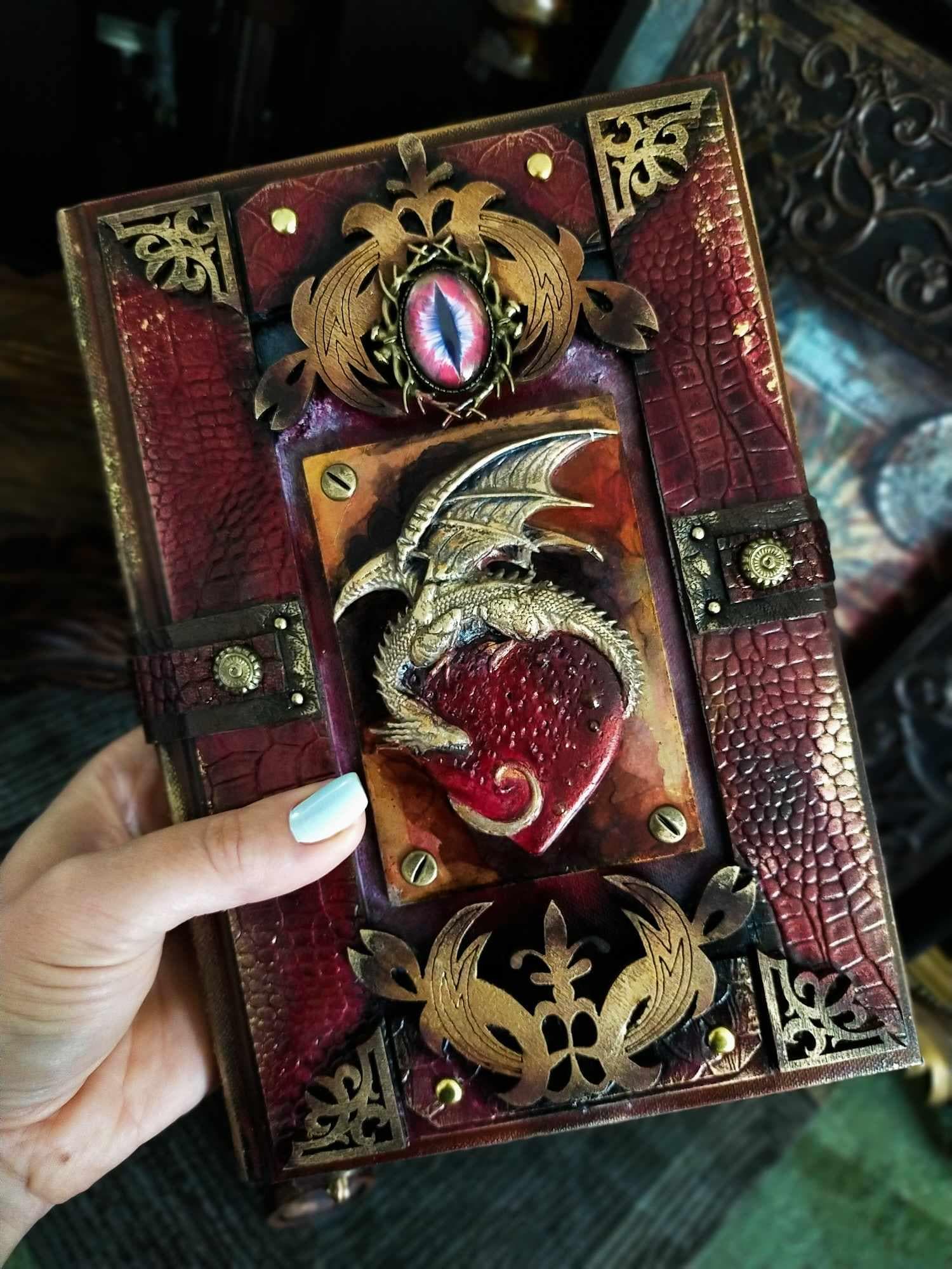 Fantasy DND Journals - Magic Grimoires - Dragons - Fairies - Midieval - Dark Gothic - Custom ...