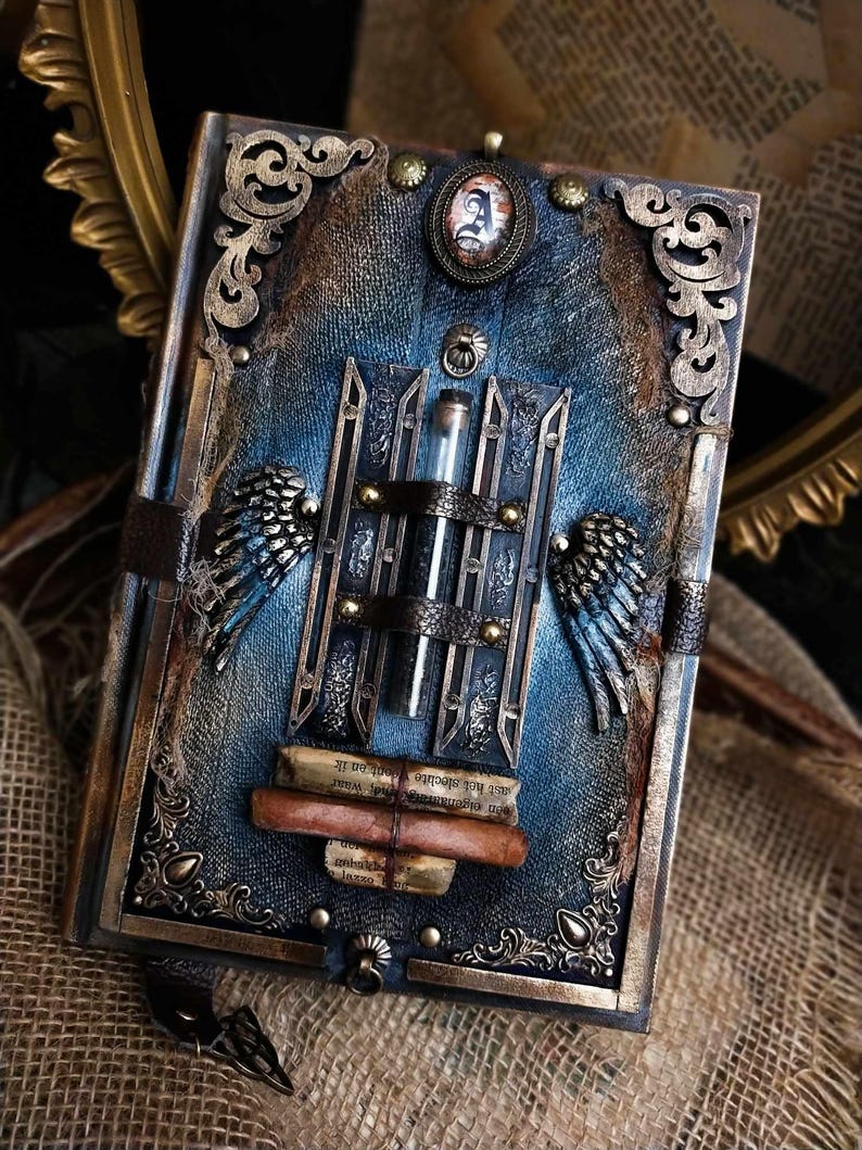 Custom Crafted Books - Artist Made Fantasy Journals - Magic Grimoires ...