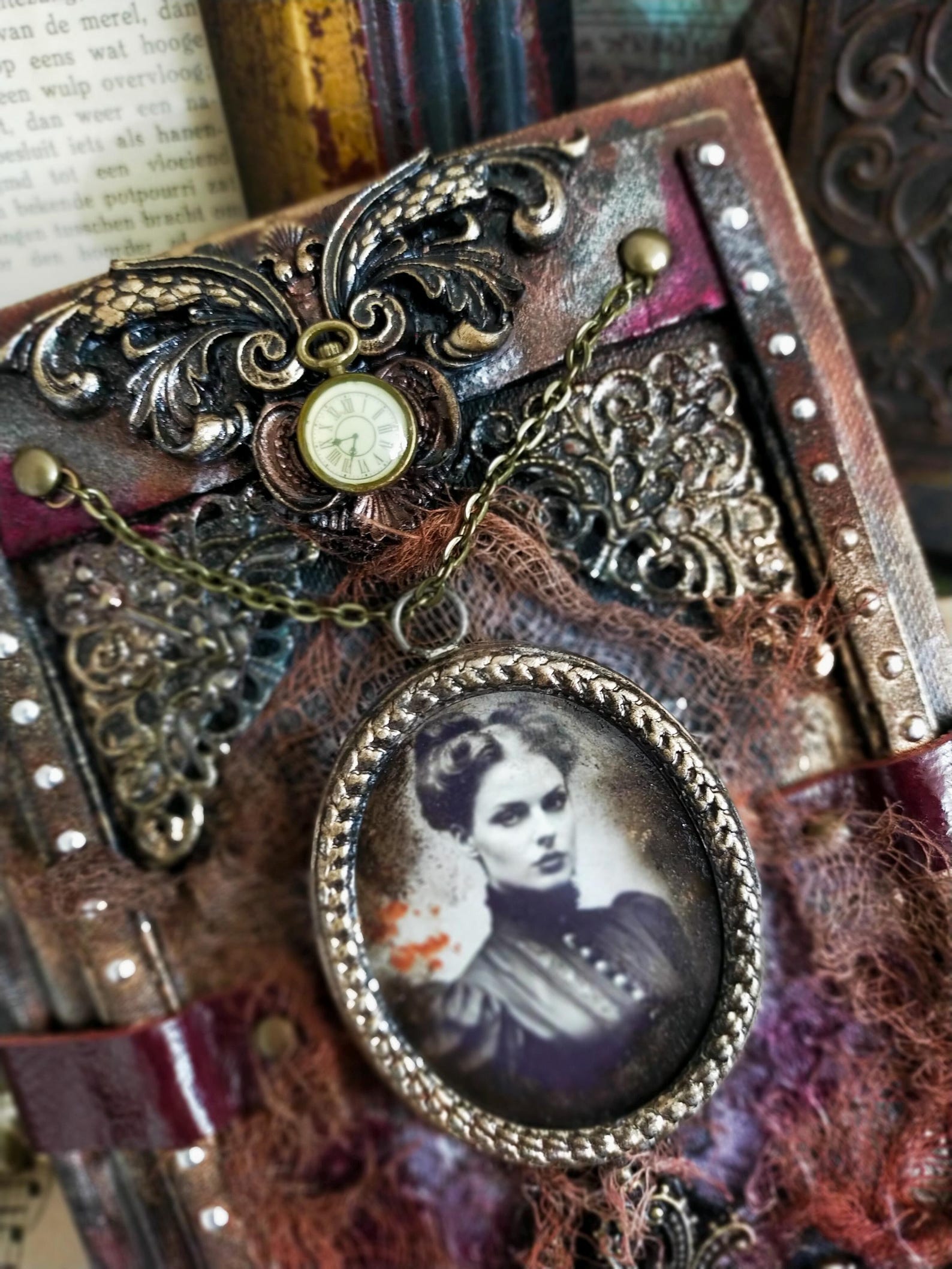 Handmade Victorian Gothic Journal Antique Style Notebook With Vintage ...
