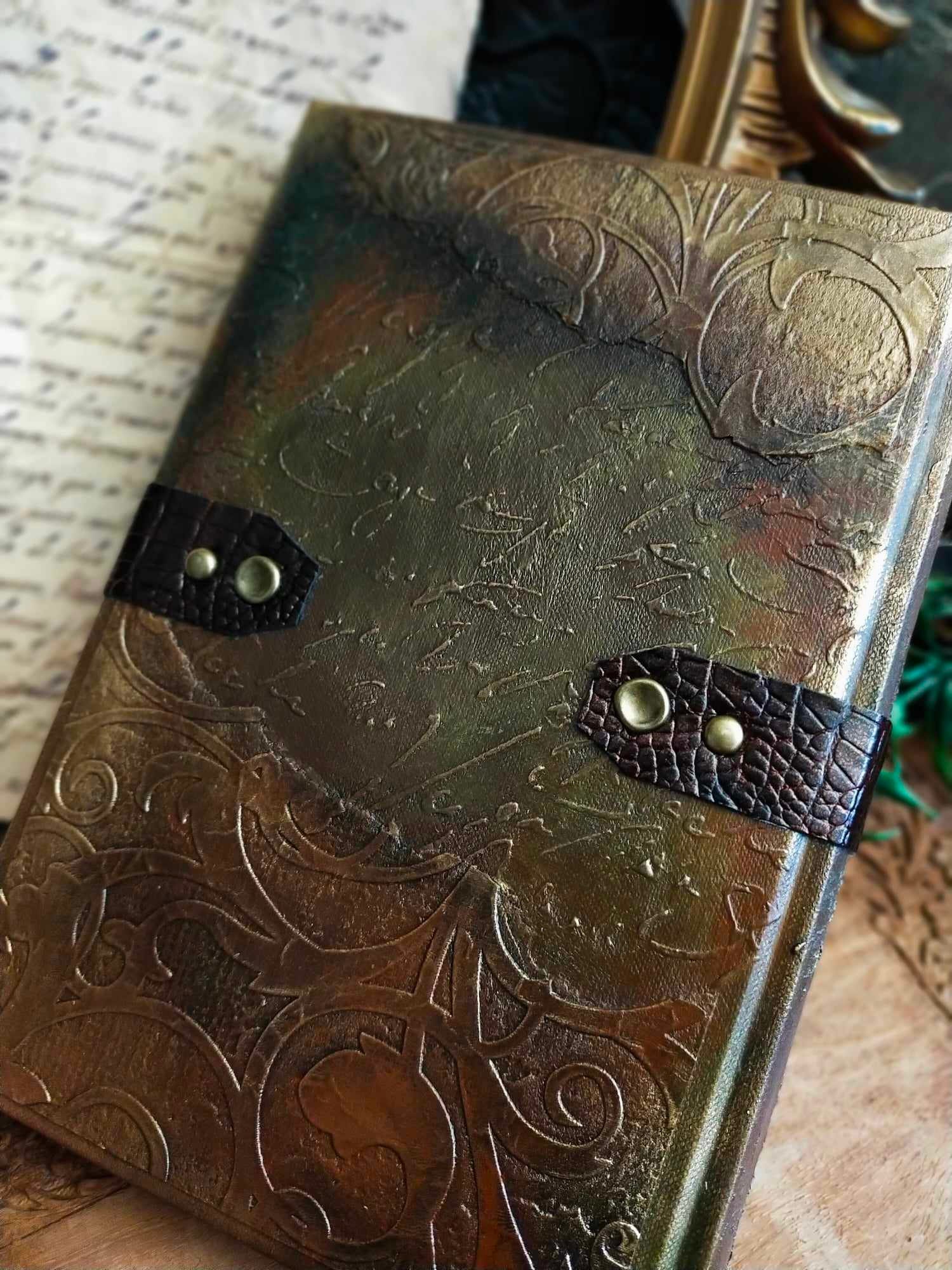 Grimoire Fantasy Dragonbook Fantasy Journal Fantasy Spellbook Custom ...