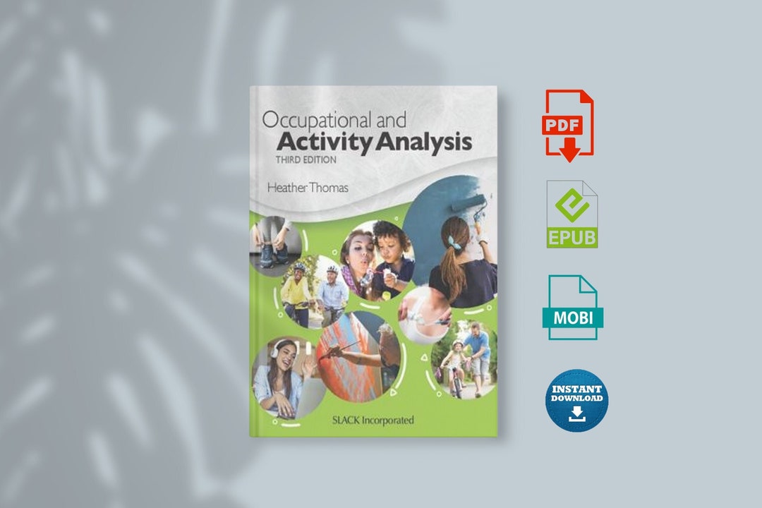 Occupational and Activity Analysis Third Edition - Etsy