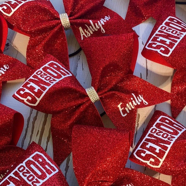 Red Cheer Bow - Etsy