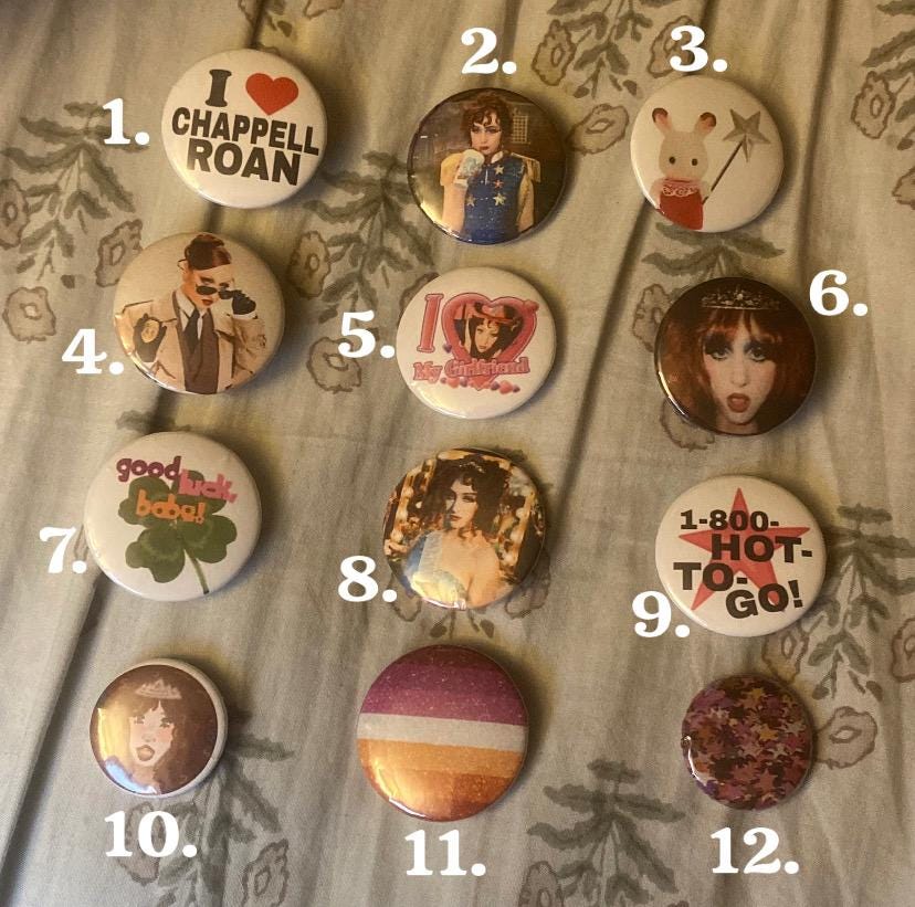 Chappell Roan Buttons !! - Etsy