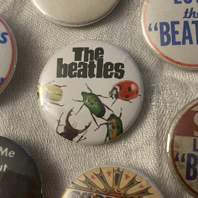 The Beatles Buttons !! - Etsy UK