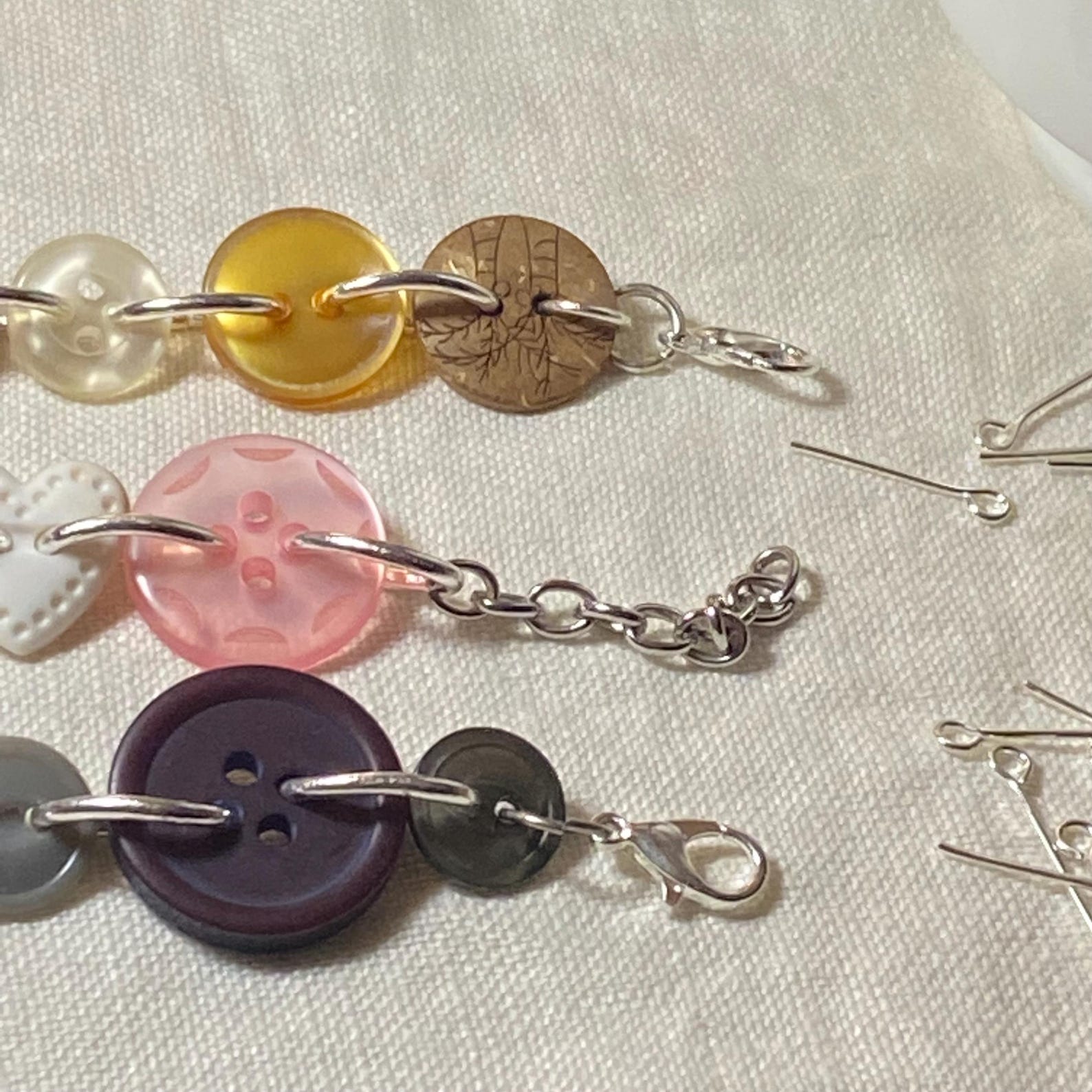 Button Bracelets !! - Etsy