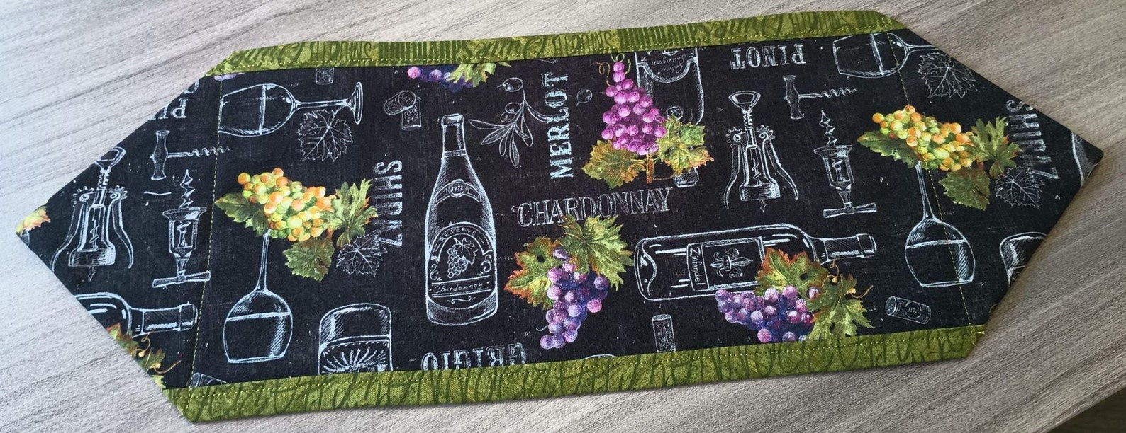 Wine Themed Small Table Runners 2 Designs - Etsy