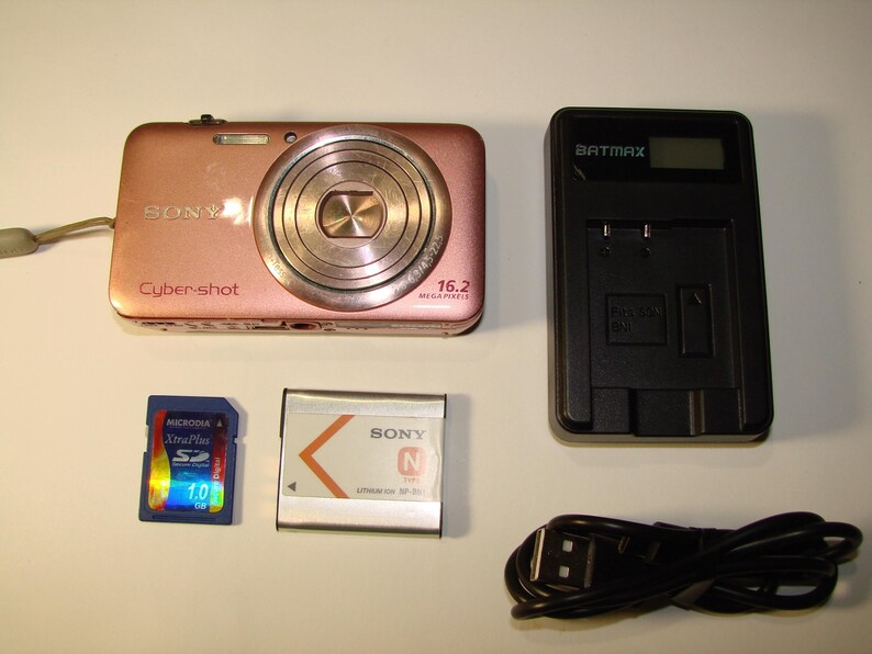 Sony Cyber-shot DSC-WX7 Digital Camera 16.2MP Pink Color With Usb Battery Charger, Original Sony ...