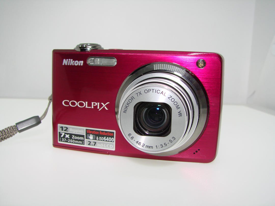 Nikon Coolpix S630 Pink Color Compact Digital Camera 12MP 7x Optical ...