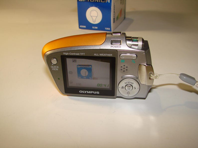Olympus Mju Mini DIGITAL 4MP 2X Zoom Compact Digital Camera Know Also As: Stylus Verve Digital ...