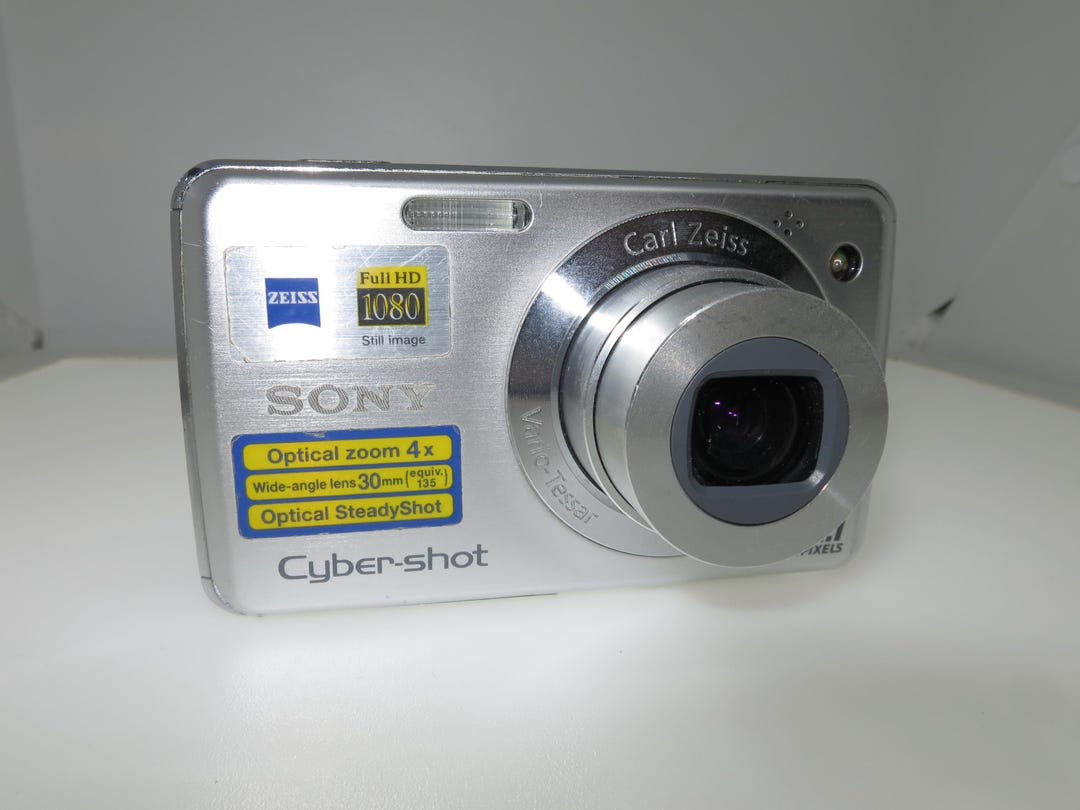 Sony Cybershot DSC-W220 Compact Retro Digital Camera Silver, With ...