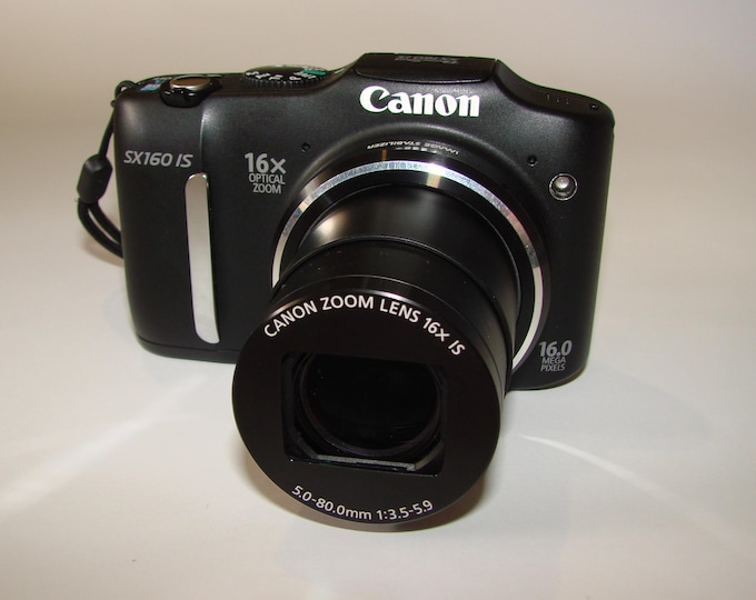 Canon Powershot SX160 IS 16.0MP and 16x Optical Super Zoom Compact ...