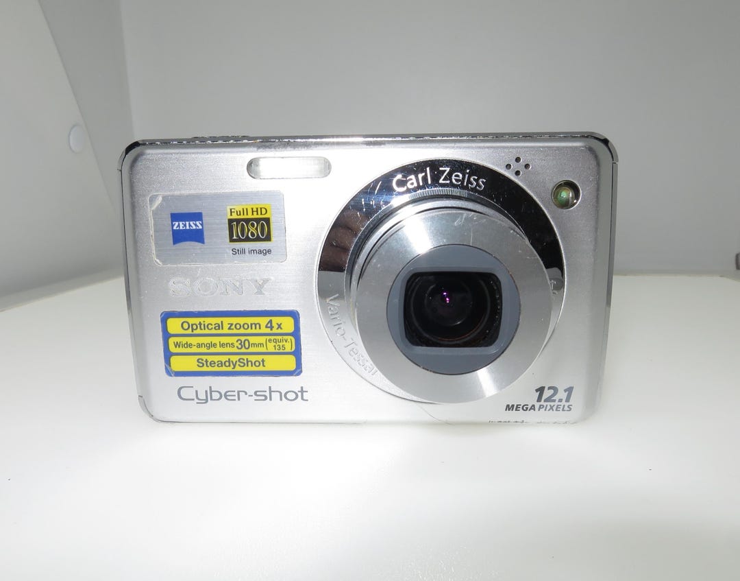 Sony Cybershot DSC-W210: 12.1MP Silver Compact Digital Camera ...
