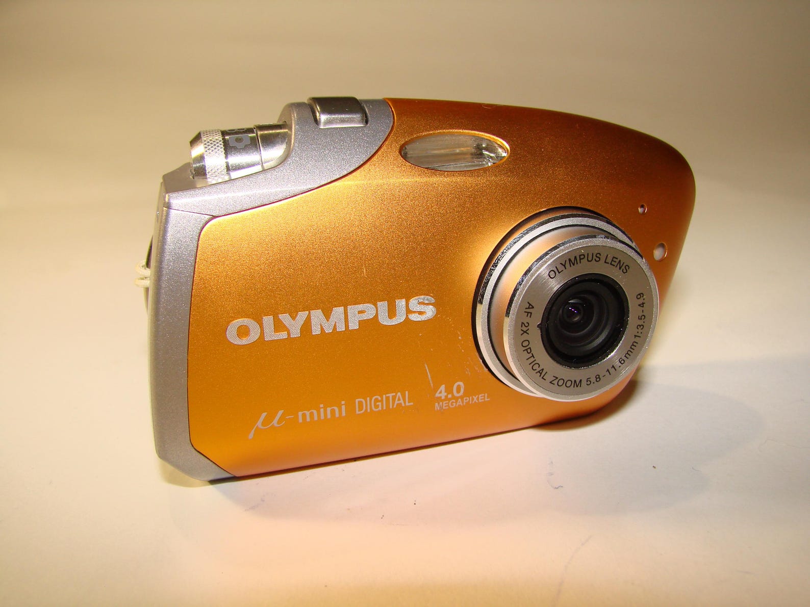 Olympus Mju Mini DIGITAL 4MP 2X Zoom Compact Digital Camera Know Also As: Stylus Verve Digital ...
