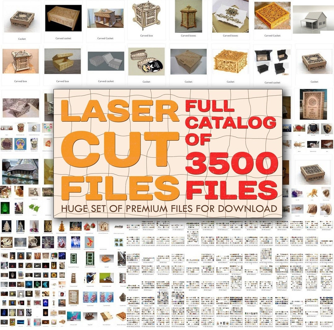 3500 Laser Cut Files, Svg Files, Wood Dxf, Cut Vector Files, Cut Files ...