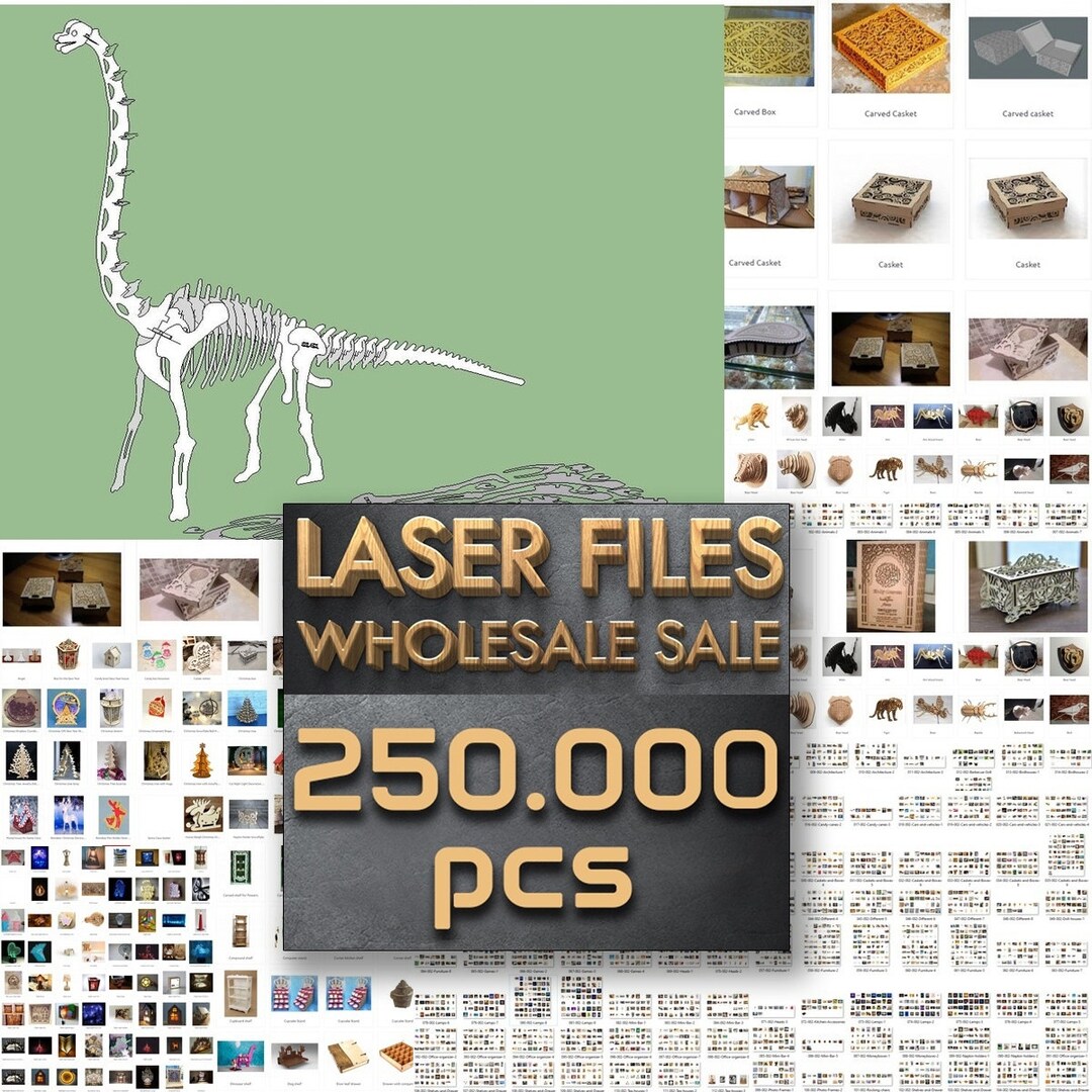 250,000 Laser Cut Files, Laser Cut Files, Vector Model, Dxf Pattern ...