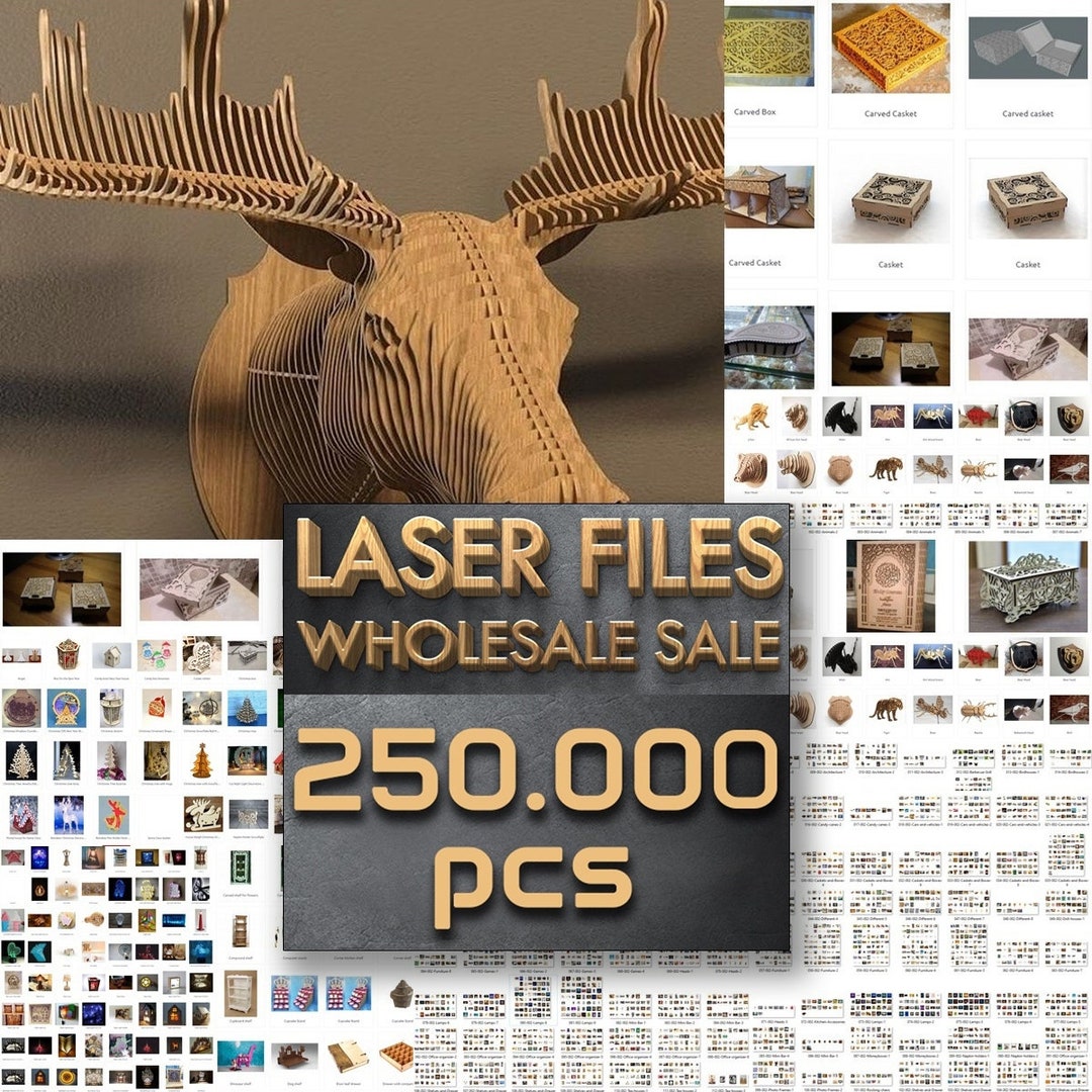 250,000 Laser Cut Files, Laser Cut Files, Vector Model, Wooden Files ...